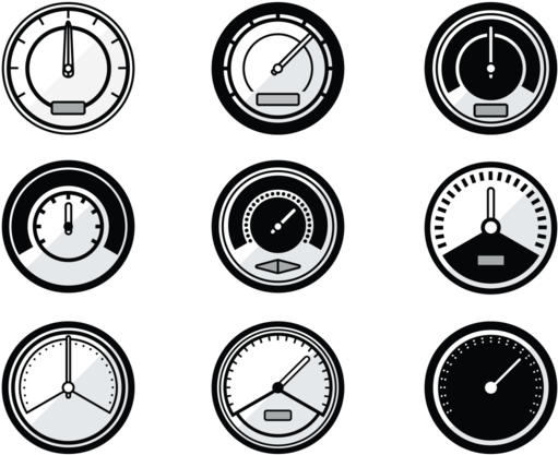 Download Free Vector Tachometer Vector Icons - Icon PNG Image with No ...