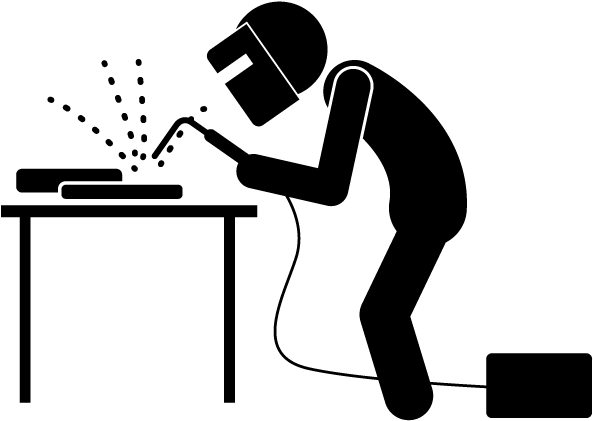 Download Welding Clipart Transparent - Factory Worker Drawing PNG Image ...