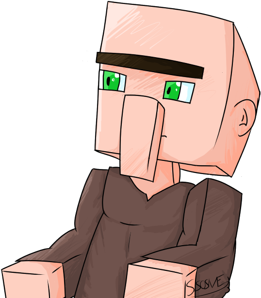 Download The Minecraft Villager PNG Image with No Background - PNGkey.com