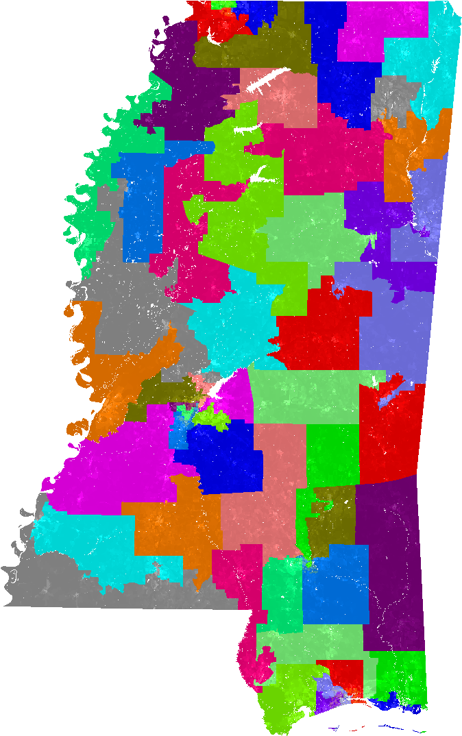 Download Larger Mississippi Senate Map PNG Image with No Background ...