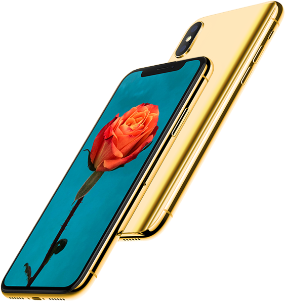 Download 24k Gold Iphone X Custom Luxury Iphone X Oj Exclusive PNG ...