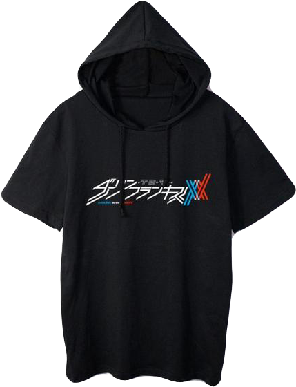 Download Darling In The Franxx Logo Hooded Shirt PNG Image with No ...