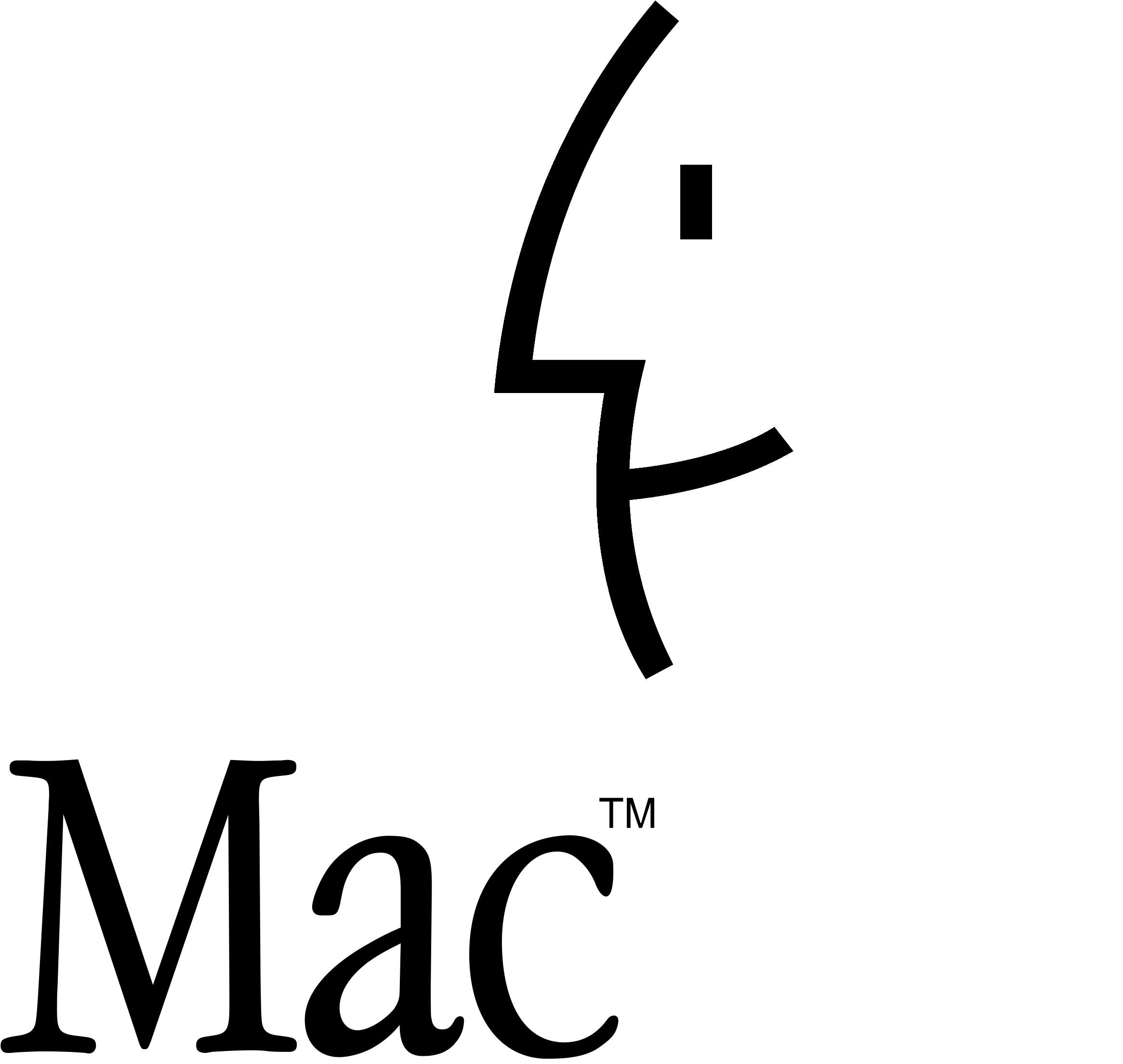 Mac Os Logo Black And White - Free Transparent PNG Download - PNGkey