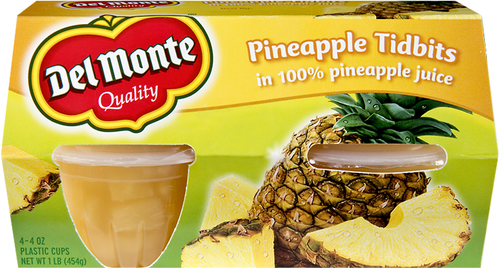 Download Del Monte Pineapple Tidbits Are The Best Ones With PNG Image ...
