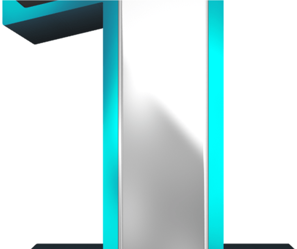 Download Metallic And Blue Number One Png Clipart Image Gallery PNG ...