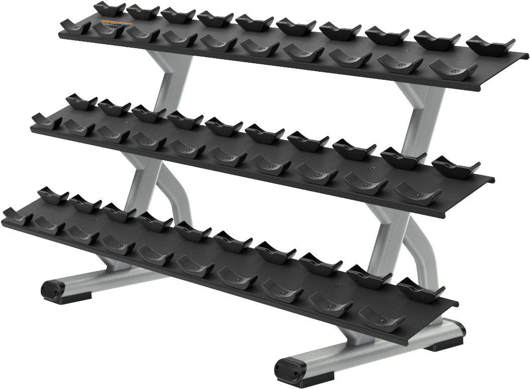 Download Precor 3 Tier 15 Pair Dumbbell Rack Dbr0815 PNG Image with No ...