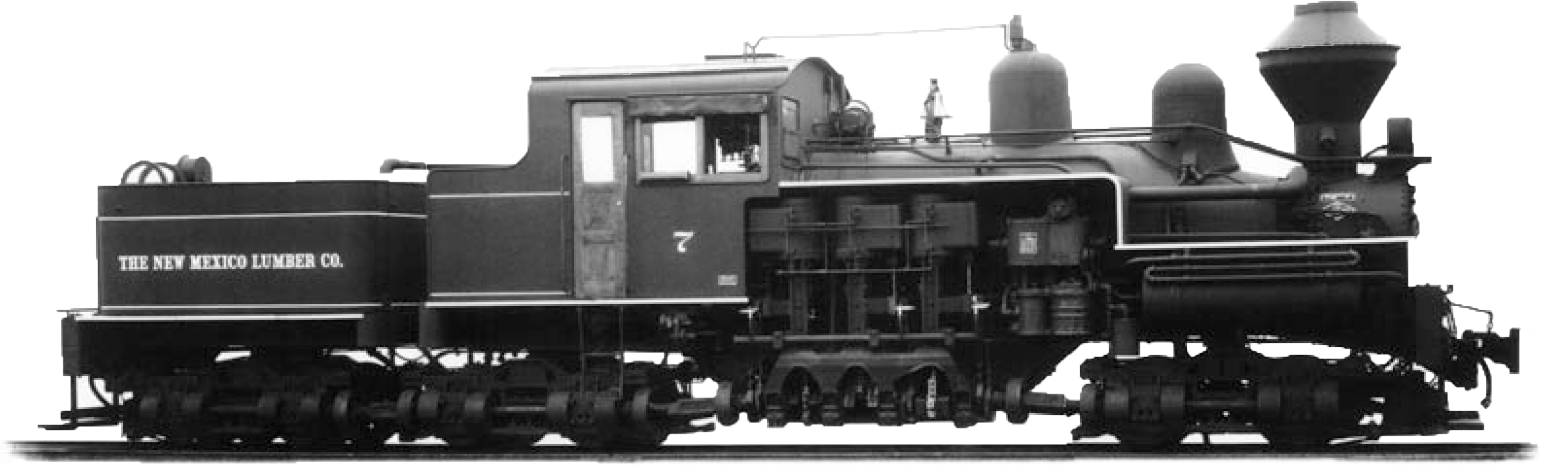 Download Vintage Train Png - Class C Shay Locomotive PNG Image with No ...