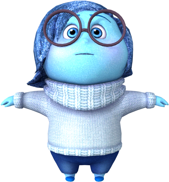 Download Download Zip Archive - Inside Out Thought Bubbles Sadness PNG ...