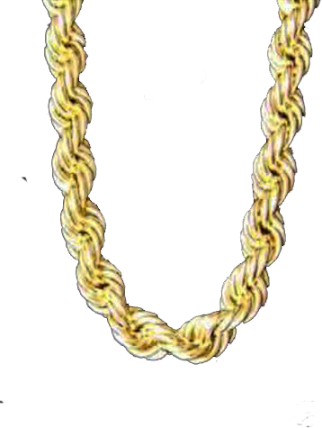 Gold Rope Chain Vector