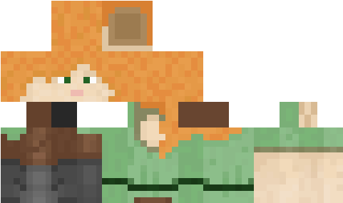 This - Minecraft Alex Skin Download - Free Transparent PNG Download ...