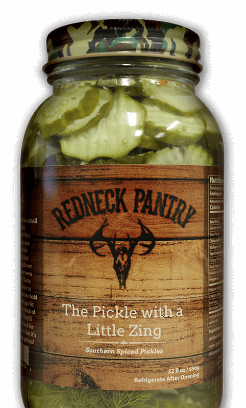 Download Jar Of Redneck Pantry Southern Spiced Pickle Chips - Spice PNG ...