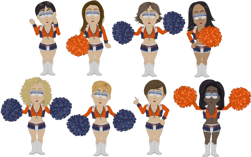 Denver Broncos Cheerleaders - Denver Broncos Cheerleaders Png - Free ...