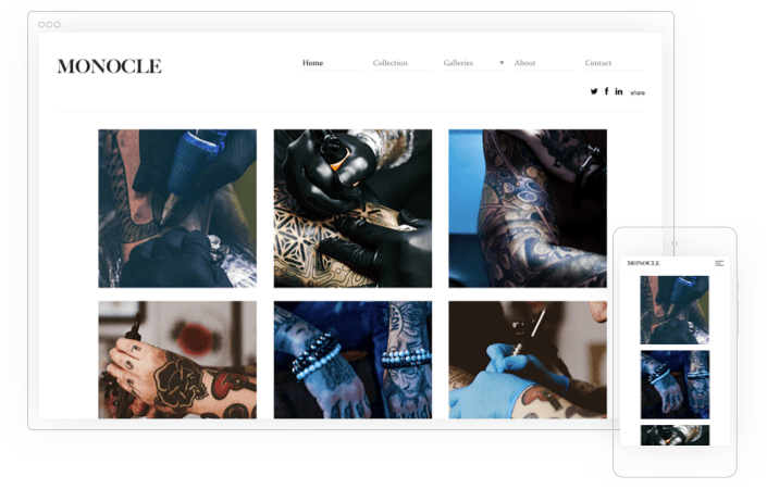 Download Monocle Theme For Tattoo Artists PNG Image with No Background ...