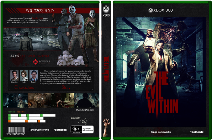 Download The Evil Within Box Art Cover PNG Image with No Background ...
