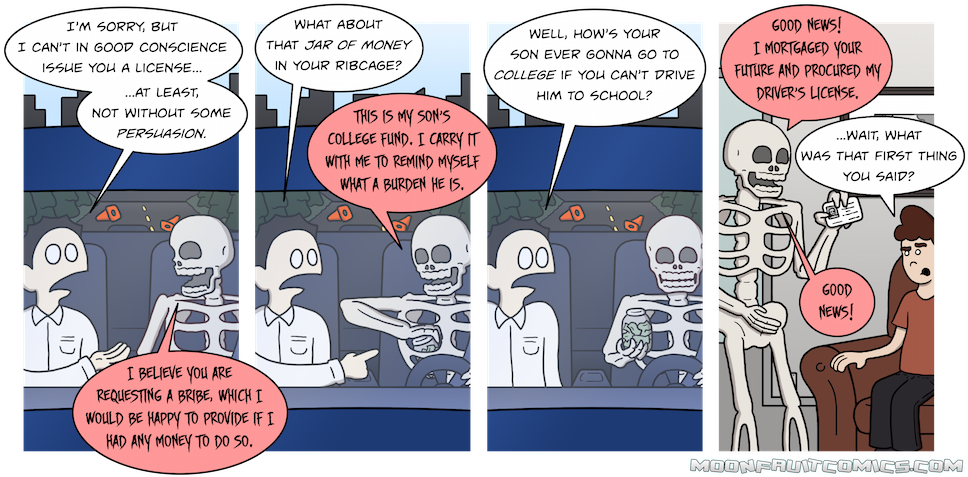 Download Yes, Skeleton Dad Has Always Had That Jar Of Money PNG Image ...