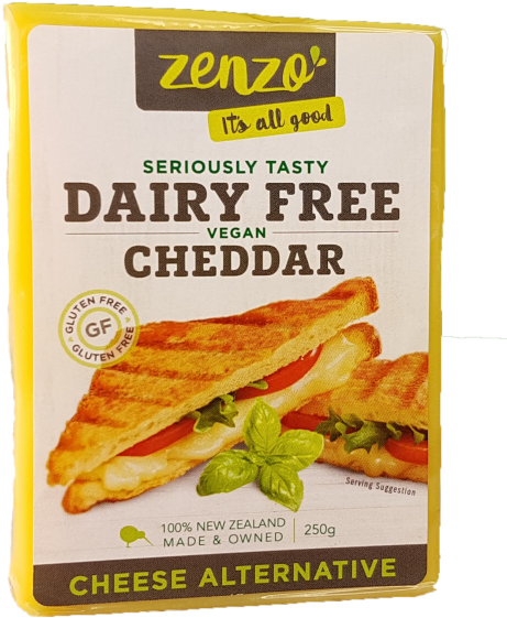 Download Zenzo Vegan Cheddar Cheese 250g PNG Image with No Background ...