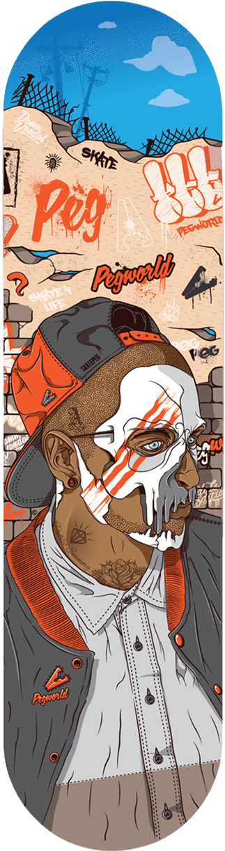 Download Peg Skateboard Deck PNG Image with No Background - PNGkey.com