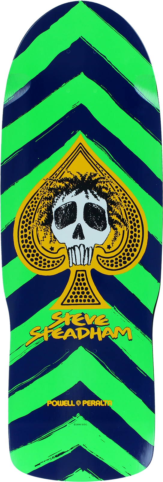 Download Powell Peralta Steadham Skull & Spade Deck PNG Image with No ...