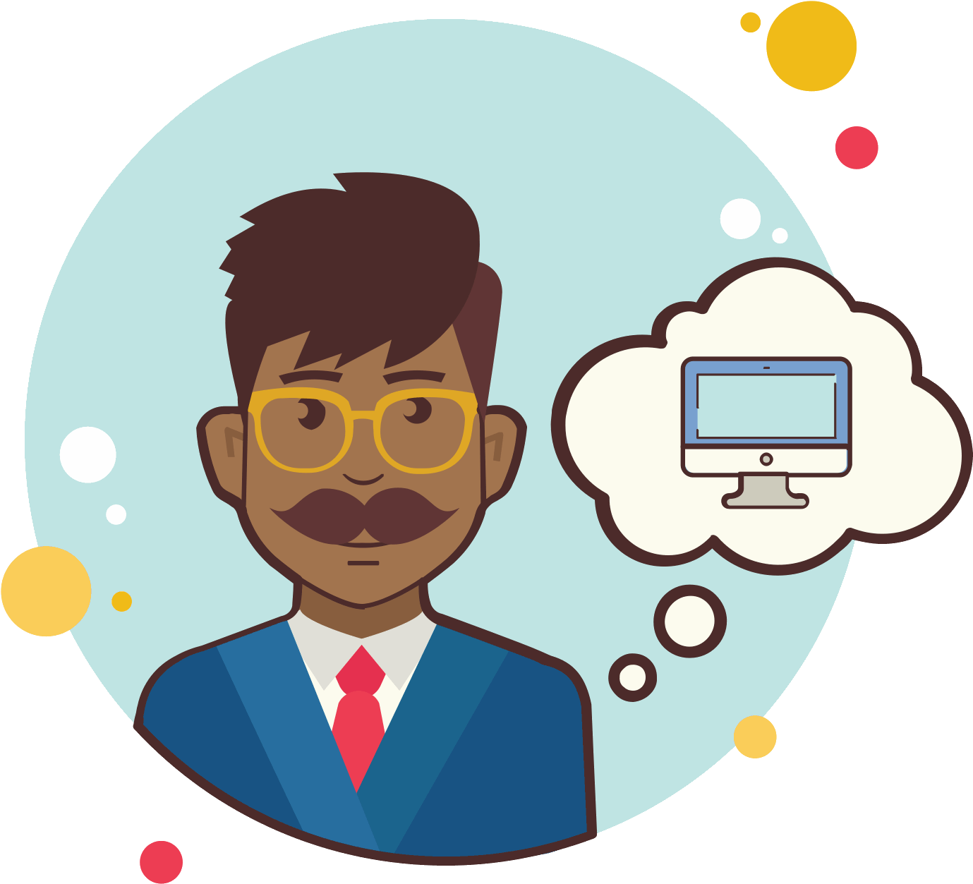 Man With Monitor Icon - Free Transparent PNG Download - PNGkey