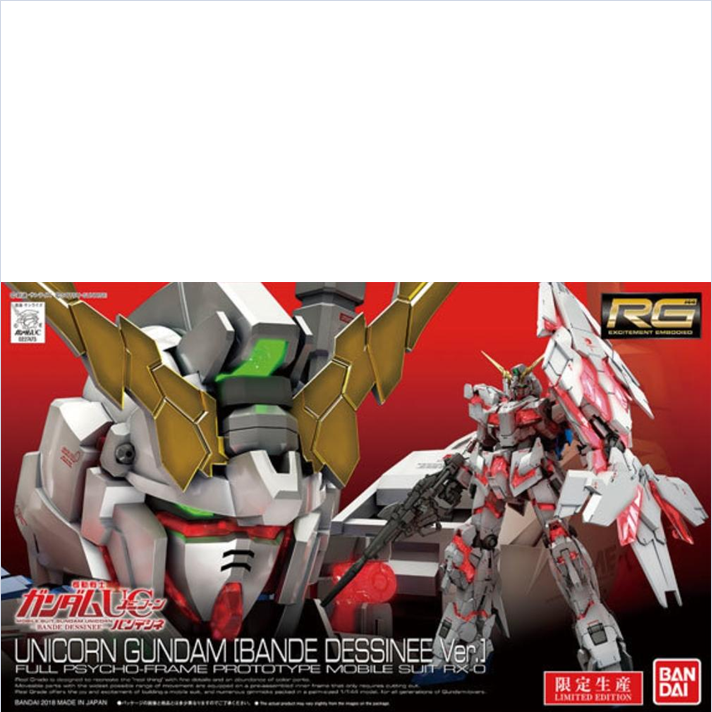 Rg 1/144 Gundam Uc Unicorn Gundam - Free Transparent PNG Download - PNGkey