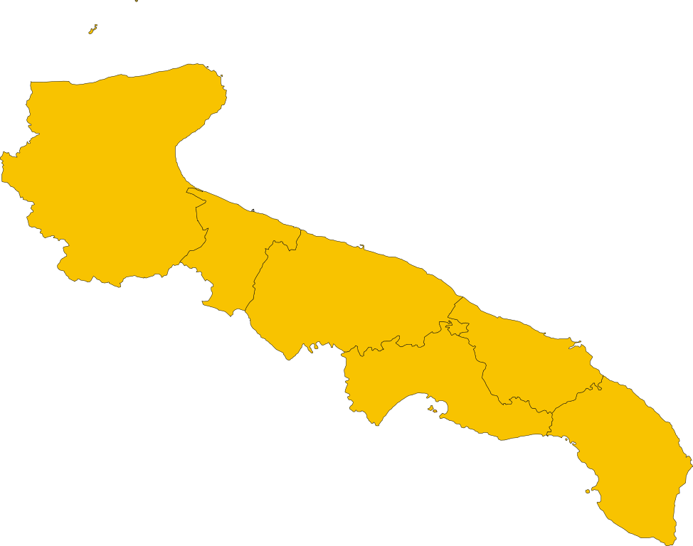 Download Map Of Region Of Apulia, Italy PNG Image with No Background ...