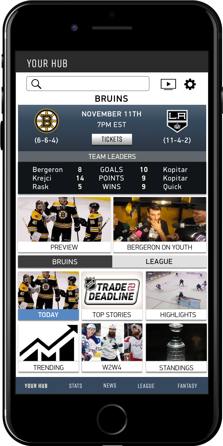 Download Nhl App - My Hub - Today - Bruins PNG Image with No Background ...