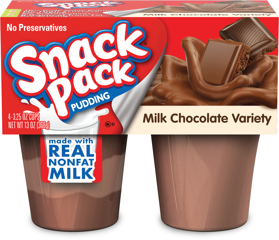 Download Hunts Snack Pack Pudding PNG Image with No Background - PNGkey.com