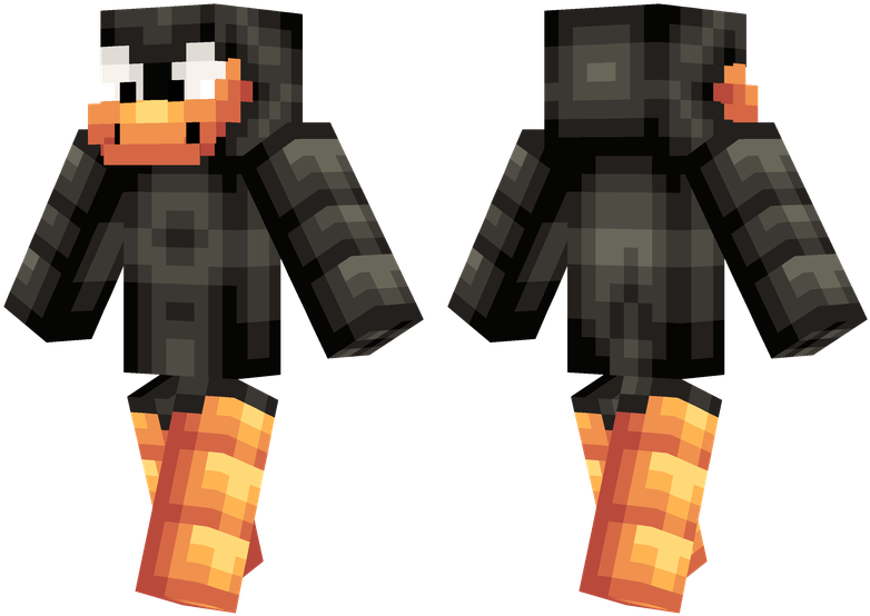 Download Daffy Duck - Boss Steve Minecraft Skin PNG Image with No ...