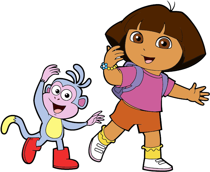 Dora The Explorer Clip Art - Cartoon Dora Image Png - Free Transparent ...
