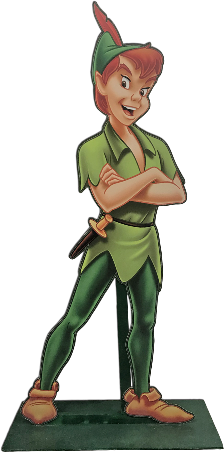 Download Peter Pan Standee - Disney Peter Pan Cardboard Stand-up PNG ...
