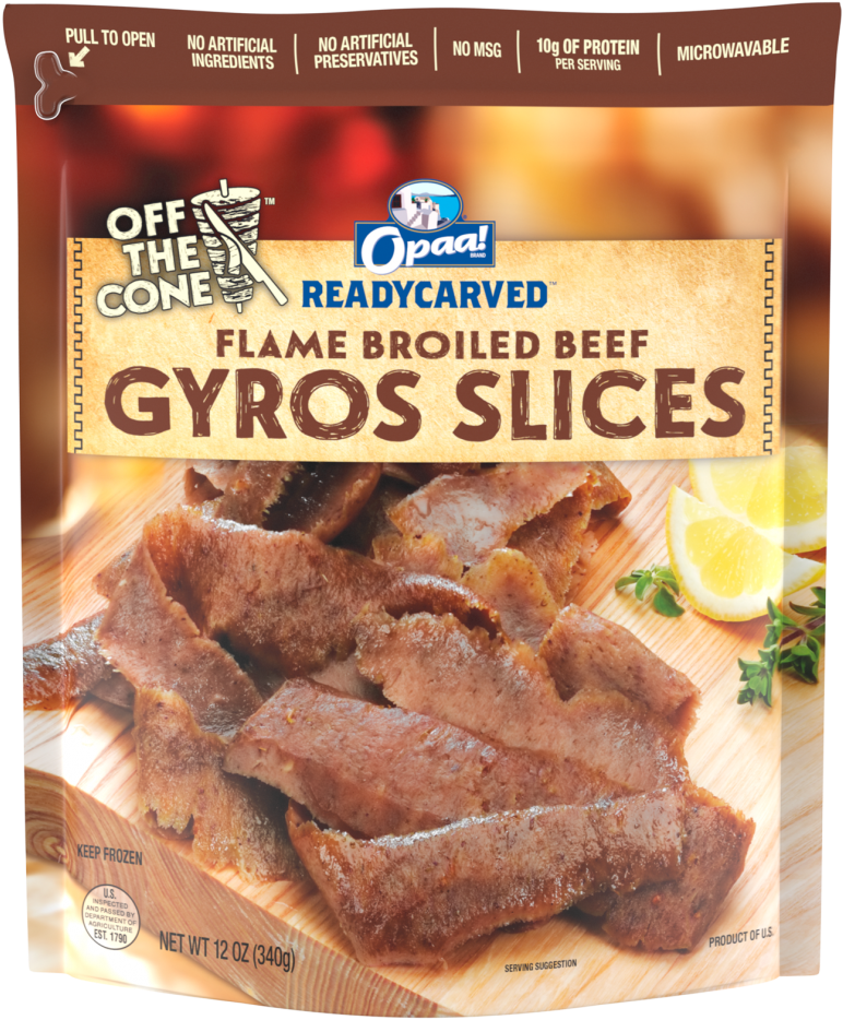 Readycarved™ Beef & Lamb Gyros Slices - Gyro - Free Transparent PNG ...