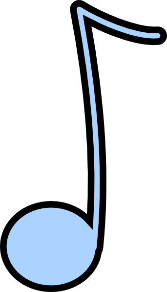 Download How To Set Use Blue Music Note Svg Vector PNG Image with No ...