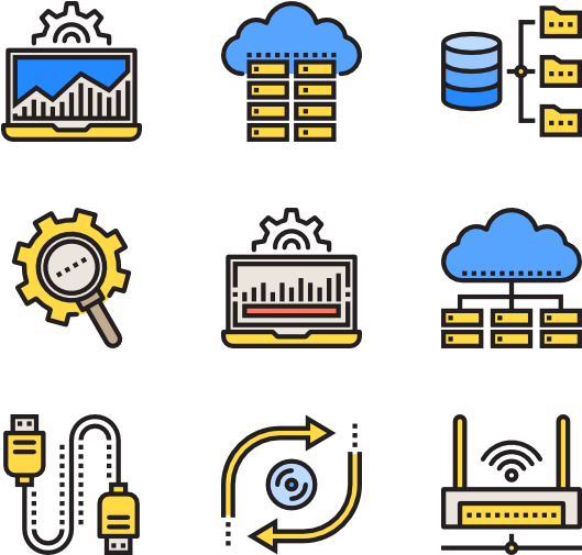 Download Network And Database PNG Image with No Background - PNGkey.com