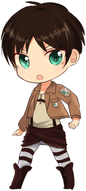 Chibi Eren - Free Transparent PNG Download - PNGkey