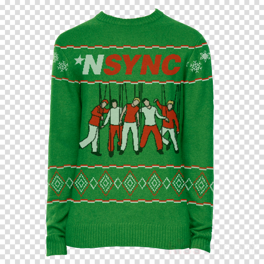Download Nsync Christmas Sweater Clipart Nsync Christmas Jumper PNG ...