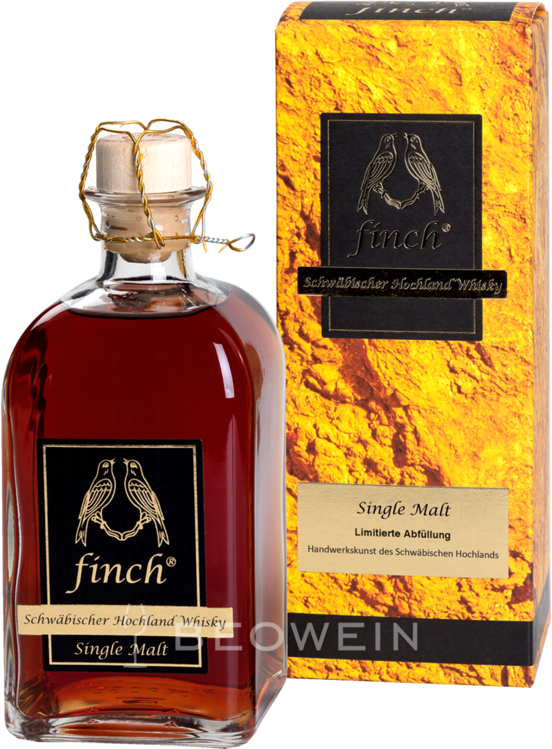 Download Finch Single Malt Whisky Sherry Black Label 0,5 L PNG Image ...