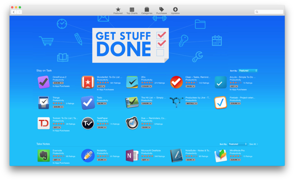 Download Apple App Store Get Stuff Done Productivity Hacking PNG Image ...