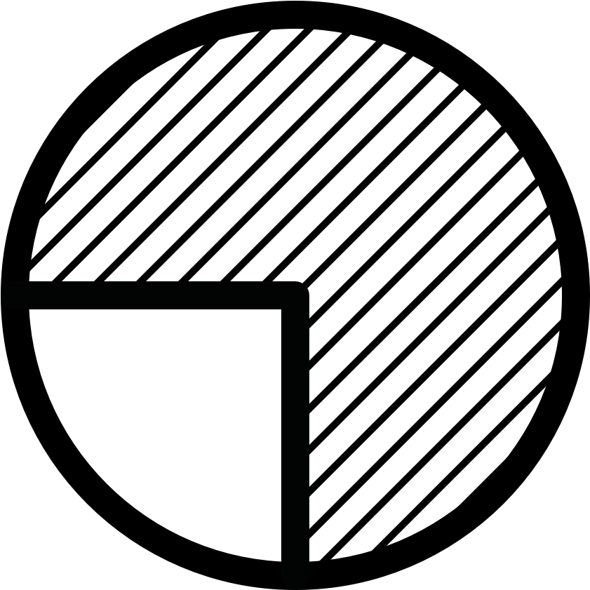 Chart Pie Three Quarters - Free Transparent PNG Download - PNGkey