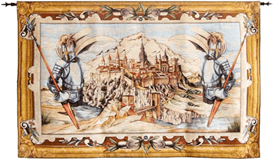 Download Small Medieval Tapestry Of Toledo Spain By Marto PNG Image ...
