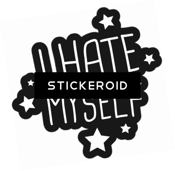 Download I Hate Myself PNG Image with No Background - PNGkey.com