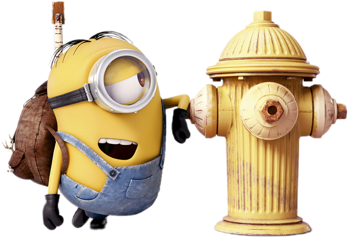 Download Report Abuse - Minions Hydrant PNG Image with No Background ...