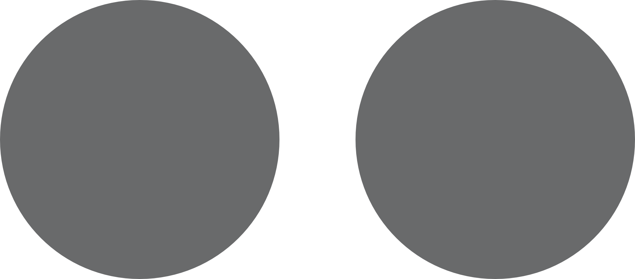 Illustration Of 1st Step In Tutorial, Two Circles - Grey Colour Circle ...