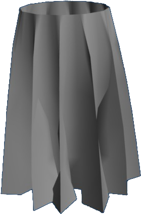 Download Blendersimpleskirt - Animated Skirt PNG Image with No ...