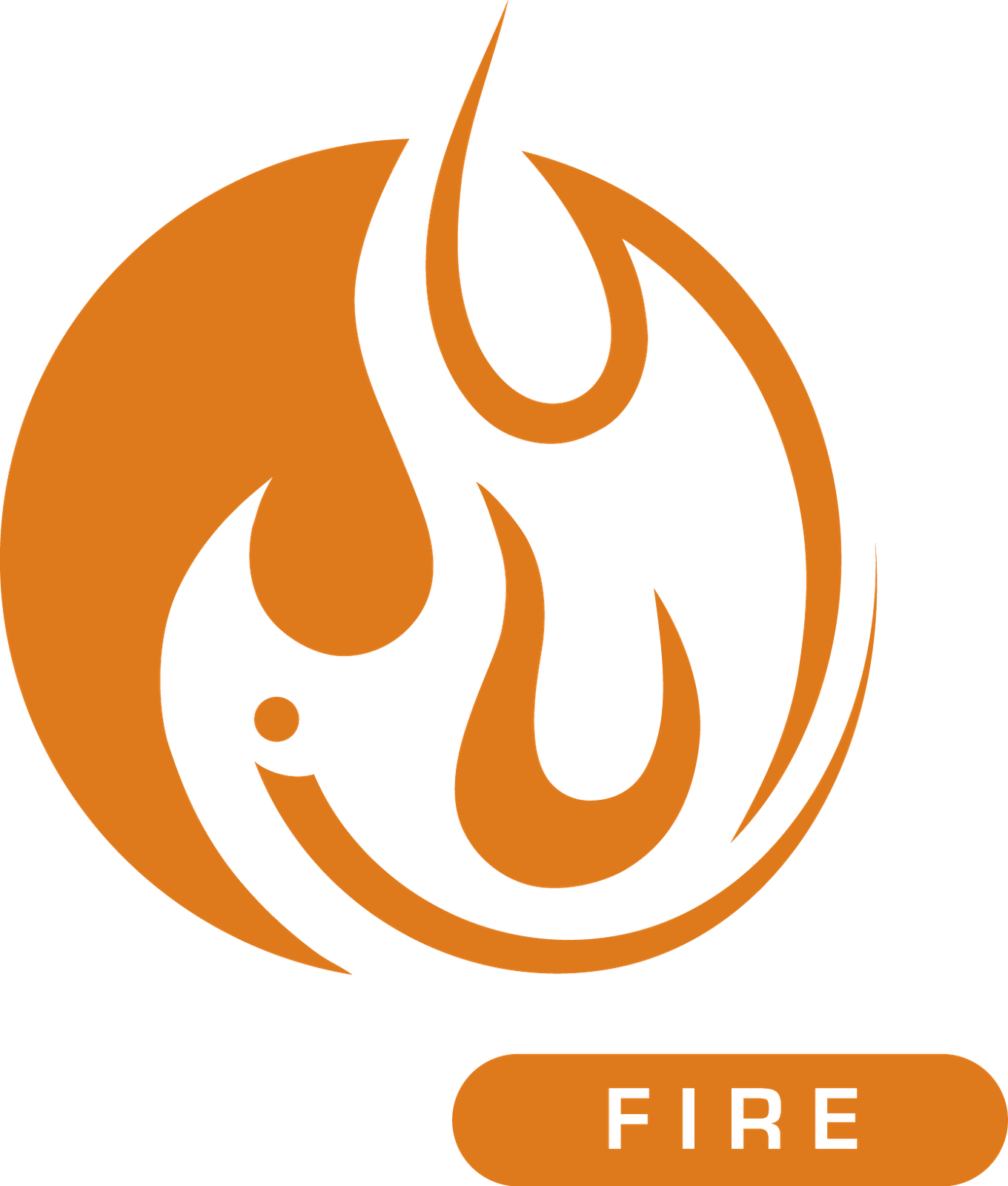 Fire Element Symbol Avatar