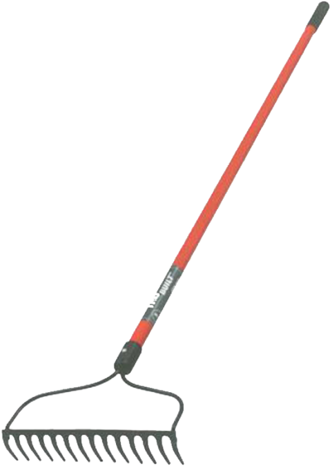 Download Truper Tru-built 14 Tine Steel Bow Rake - Rake PNG Image with ...
