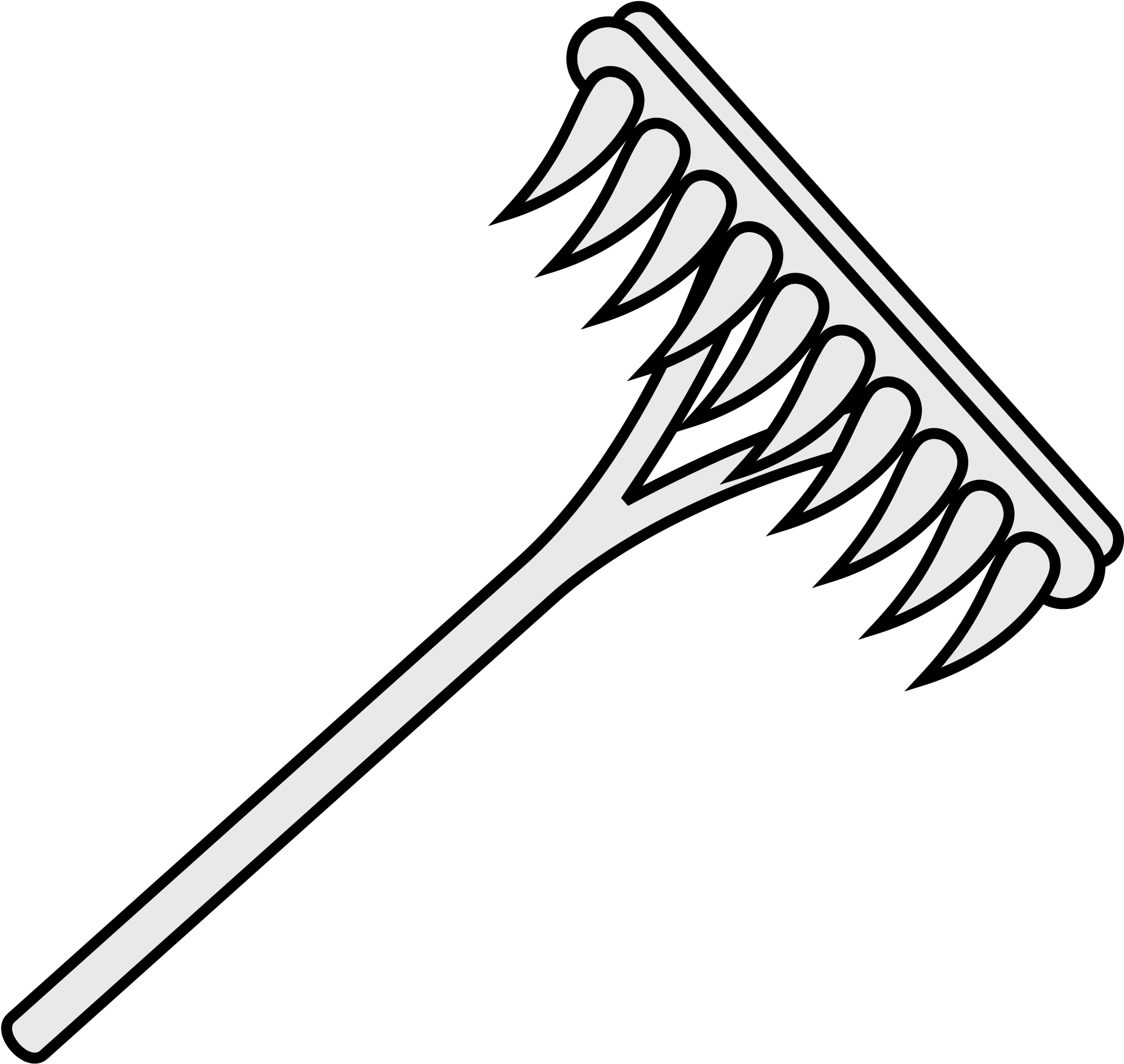 Download Rake Drawing Illustration - Drawing Rake PNG Image with No ...