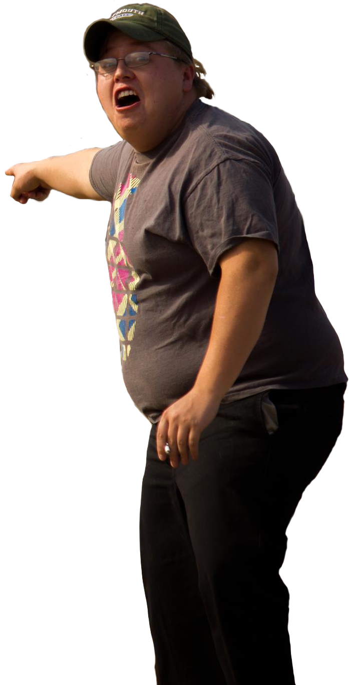 Scared People Running