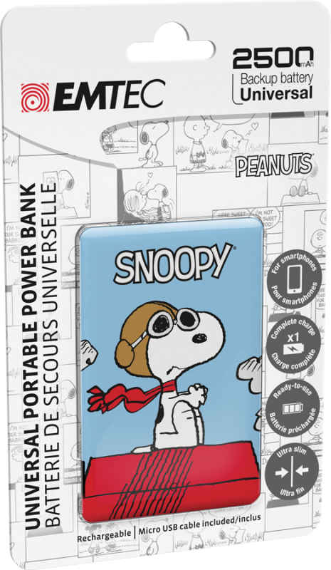 Download U700 Power Essentials Cardboard Snoopy - Power Bank Snoopy ...