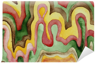 Download Abstract Beat Generation Watercolor Wall Mural • Pixers ...