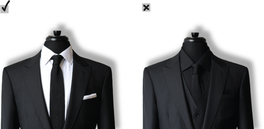 Download Black On Black - Coat And Tie All Black PNG Image with No ...